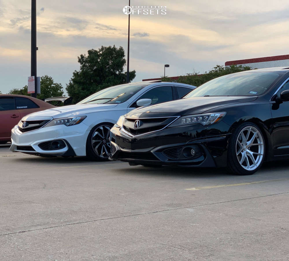 2016 Acura ILX with 18x9 30 Aodhan Ls007 and 225/35R18 Antares Ingens ...