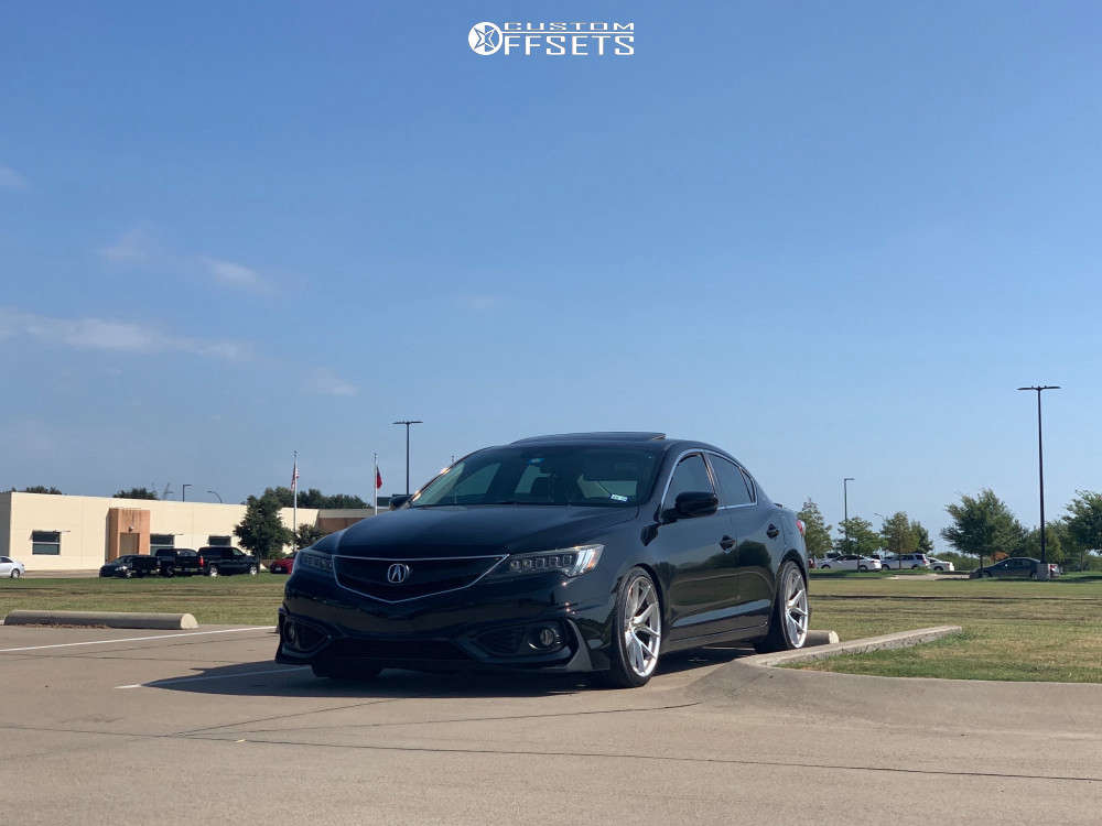 2016 Acura ILX with 18x9 30 Aodhan Ls007 and 225/35R18 Antares Ingens ...