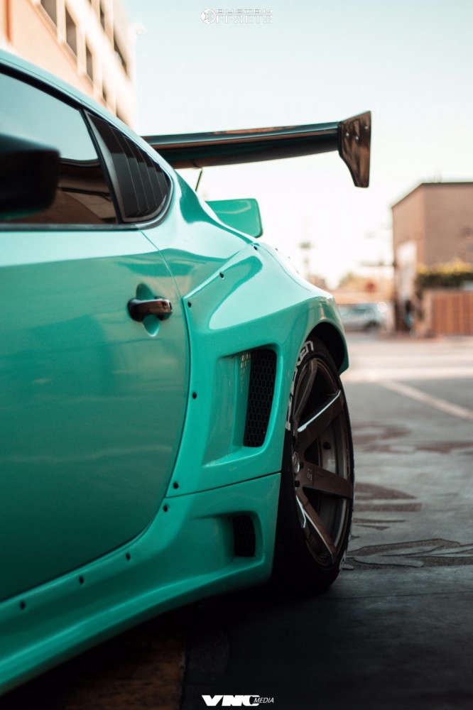 2016 Scion FR-S with 18x9.5 15 Cosmis Racing S1 and 265/35R18 Falken ...