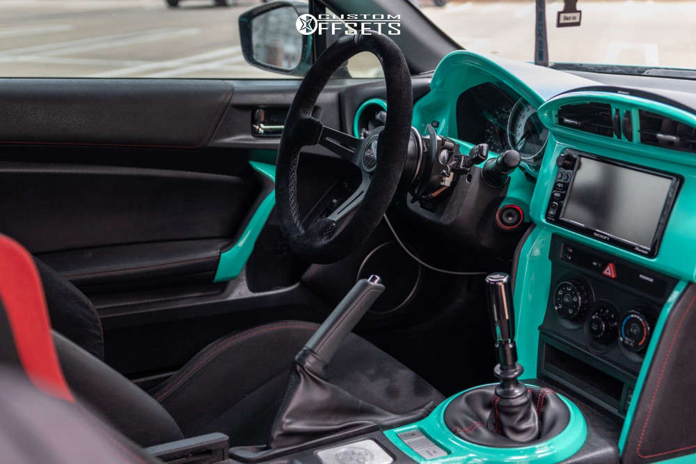 2016 Scion FR-S with 18x9.5 15 Cosmis Racing S1 and 265/35R18 Falken ...