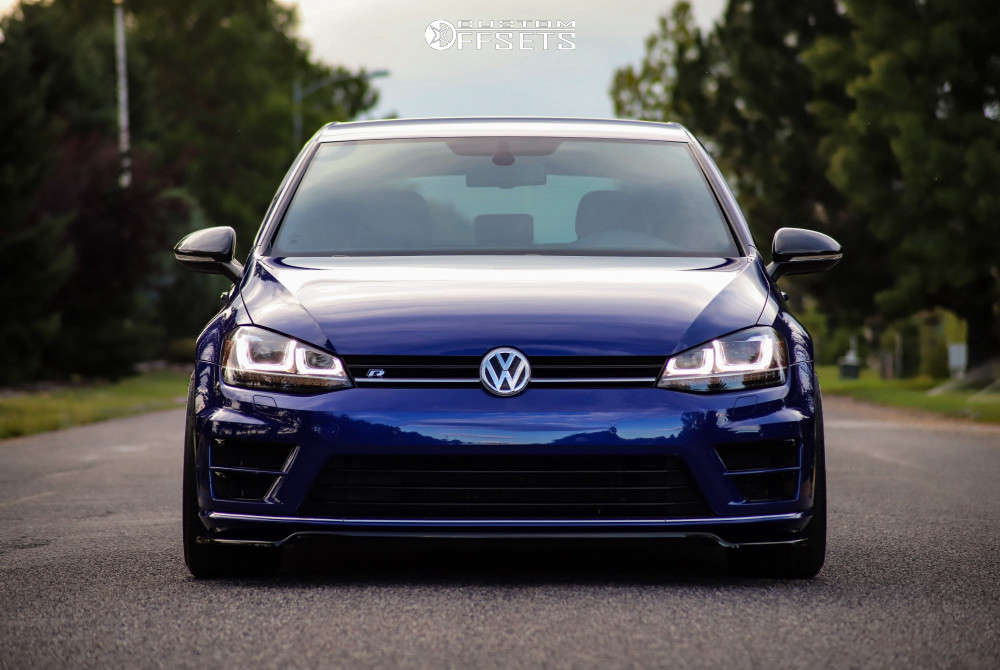 2015 Volkswagen Golf R with 19x9.5 40 Avant Garde M580 and 235/35R19 ...