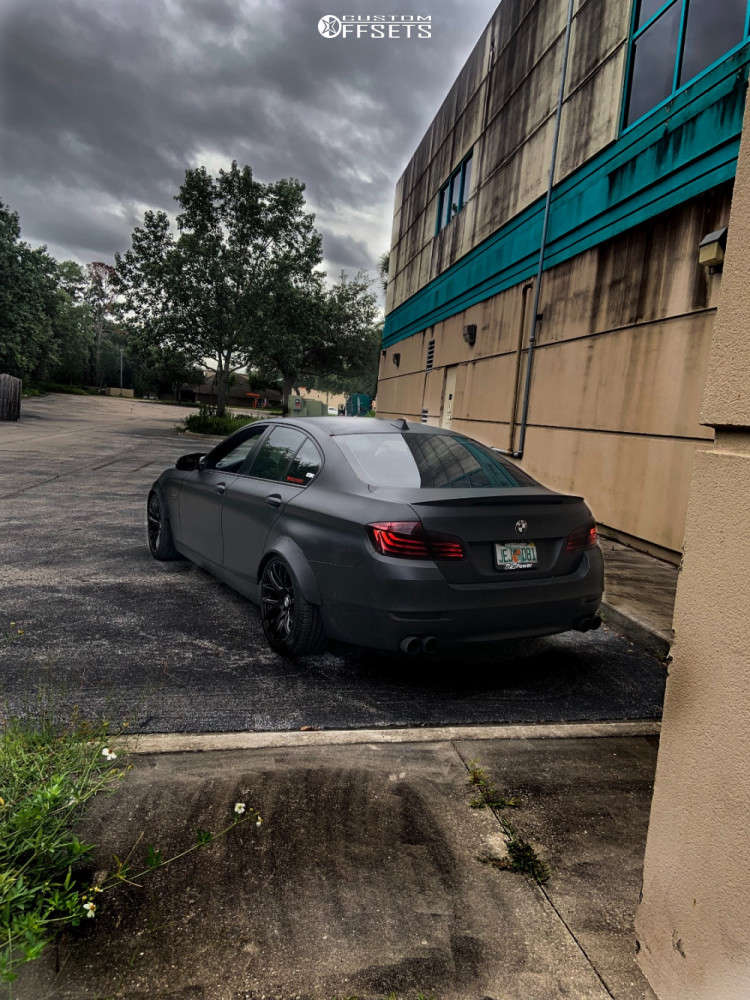 2015 BMW 535i with 18x9.5 22 ESR Sr12 and 245/45R18 Falken FK510 and ...