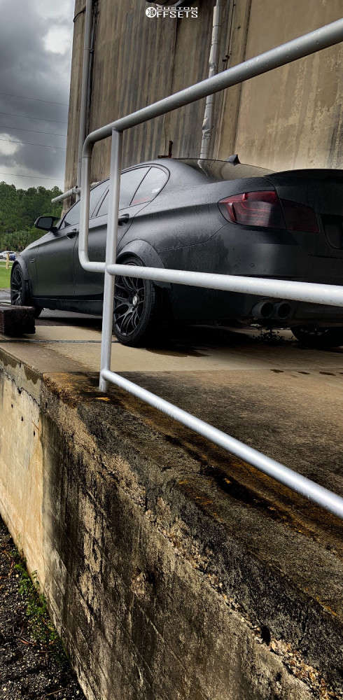 2015 BMW 535i with 18x9.5 22 ESR Sr12 and 245/45R18 Falken FK510 and ...