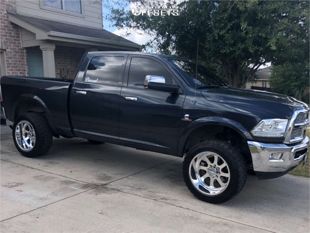 2013 Ram 2500 with 22x12 -40 American Force Blade SS and 35/12.5R22 ...