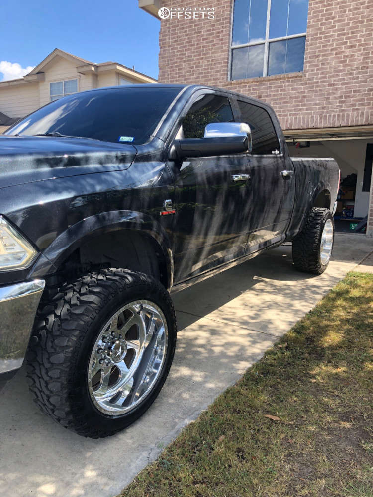 2013 Ram 2500 with 22x12 -40 American Force Blade SS and 35/12.5R22 ...