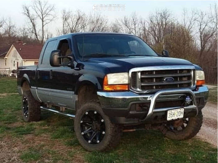 2001 Ford F-250 Super Duty with 20x9 -12 Ballistic Jester and 35/12 ...