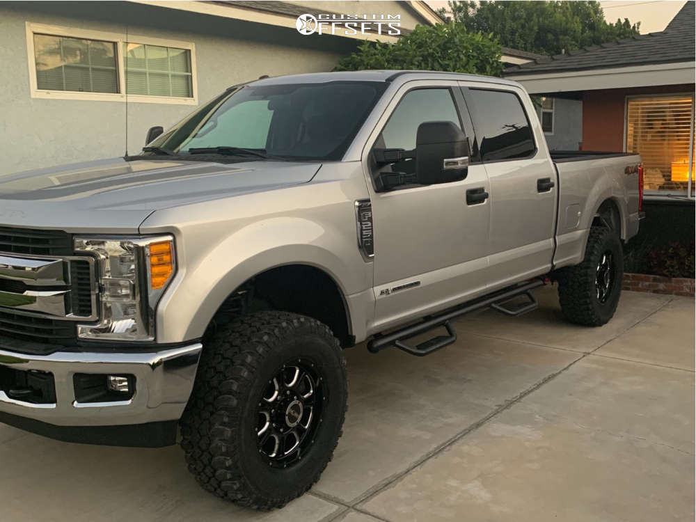 2017 Ford F-250 Super Duty with 18x8.5 18 Vision Fury and 35/12.5R18 ...