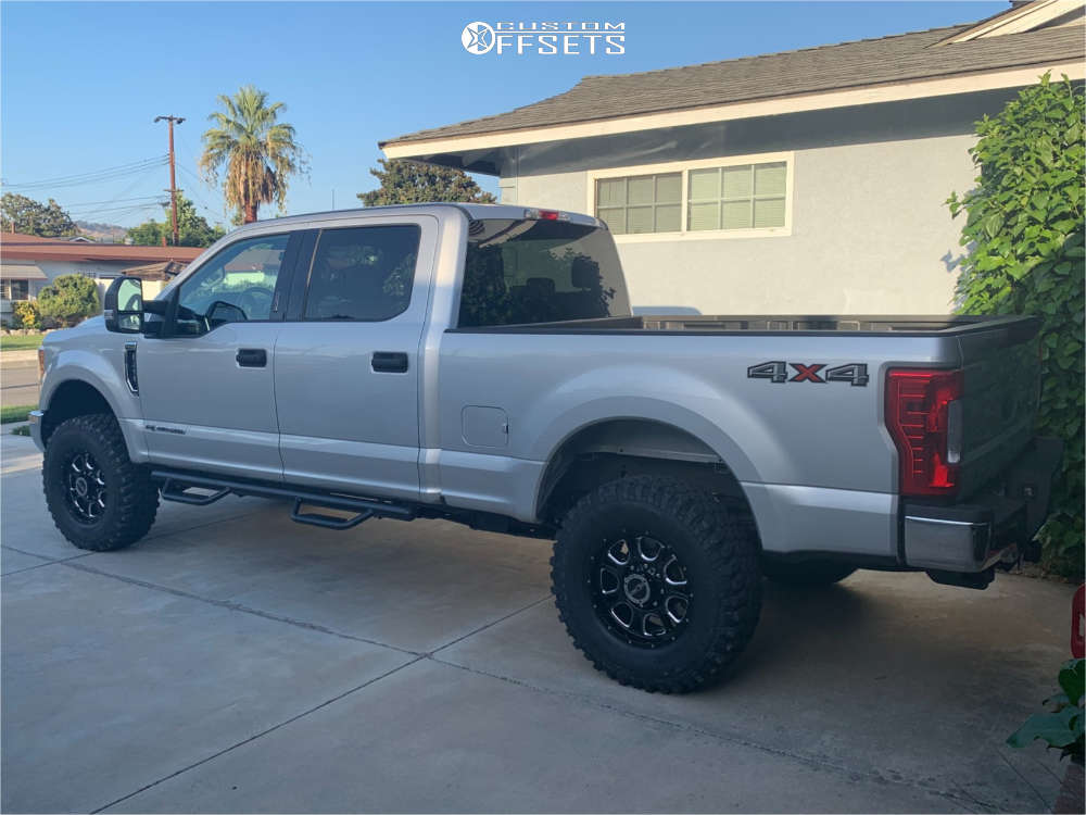 2017 Ford F-250 Super Duty with 18x8.5 18 Vision Fury and 35/12.5R18 ...
