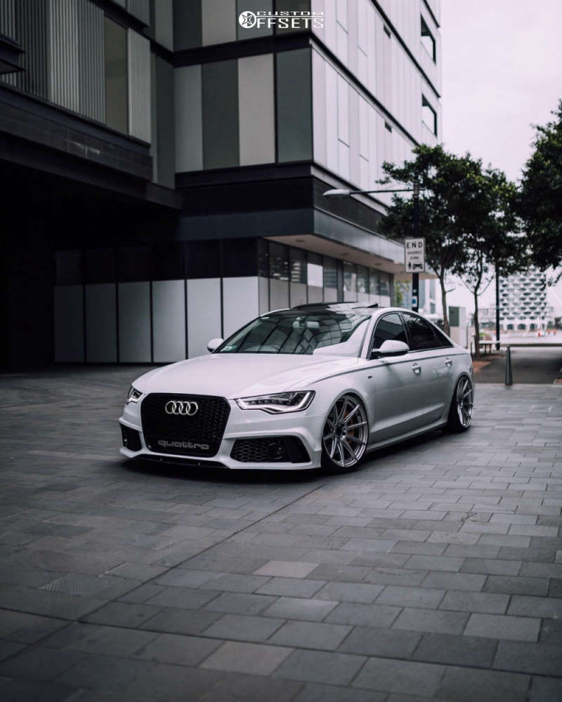 2013 Audi A6 Quattro with 20x10 45 Niche Essen and 255/30R20 Hankook ...