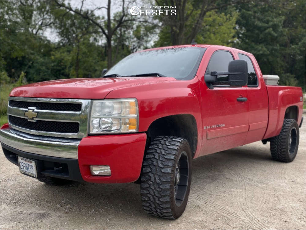 2008 Chevrolet Silverado 1500 with 20x10 -24 Anthem Off-Road Enforcer ...