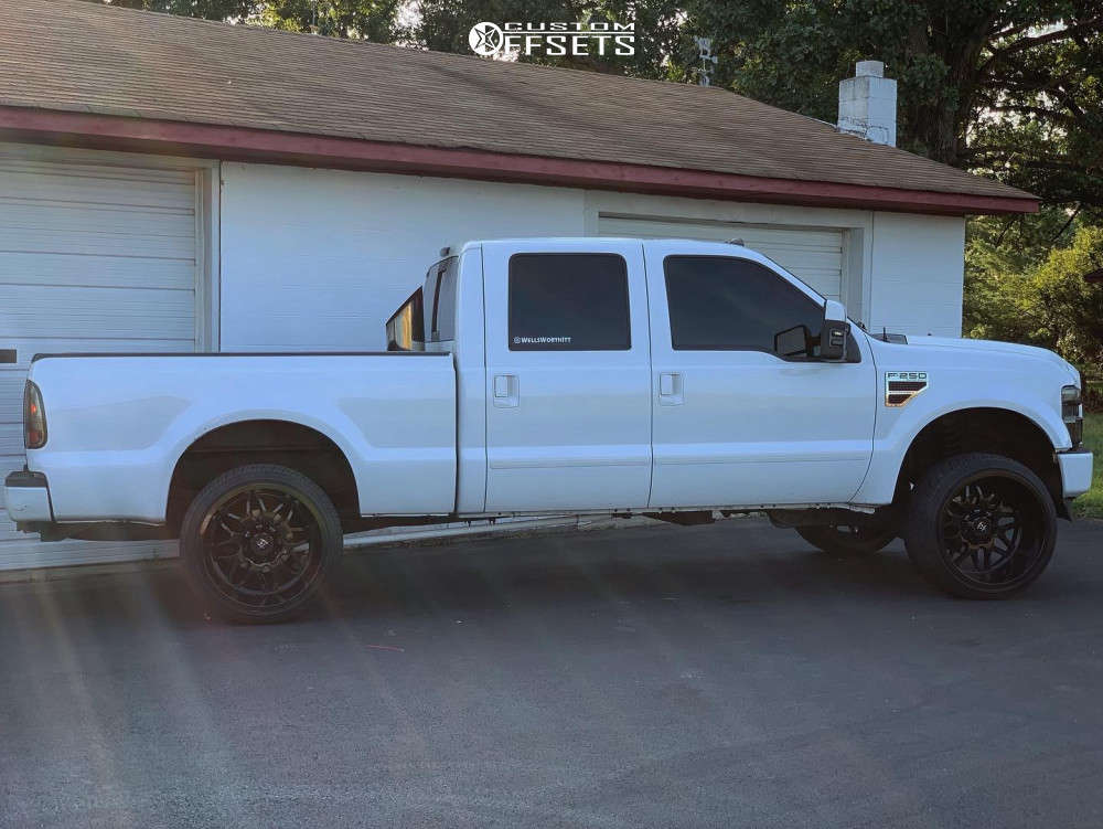 2009 Ford F-250 Super Duty with 24x14 -76 RBP Atomic and 305/35R24 ...