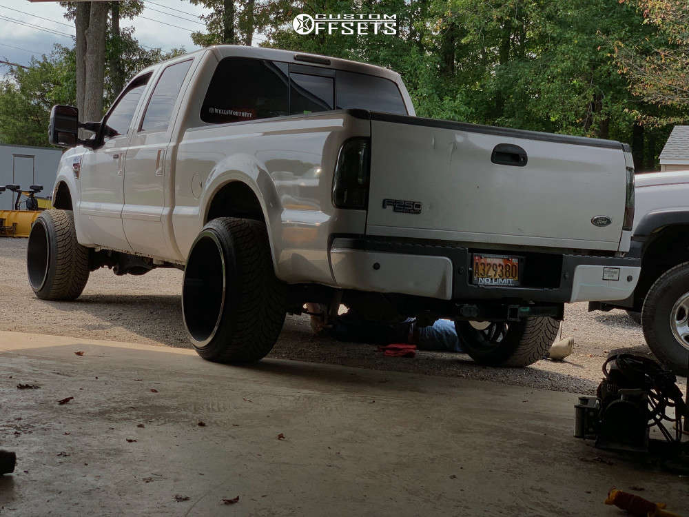 2009 Ford F-250 Super Duty with 24x14 -76 RBP Atomic and 305/35R24 ...