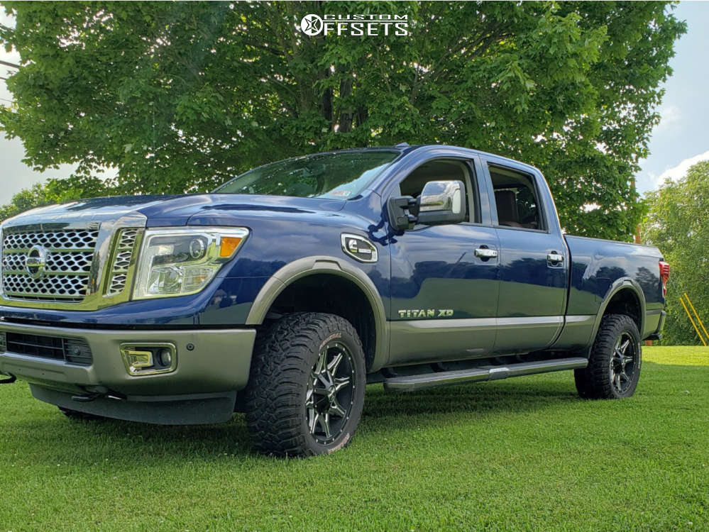 2019 Nissan Titan XD with 20x9 18 Cali Offroad Obnoxious and 33/12.5R20 ...