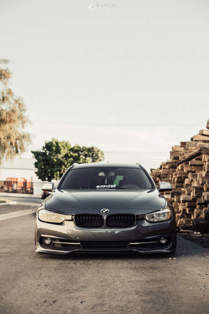 2017 BMW 330i XDrive with 18x9 12 Kansei Knp and 215/40R18 Kumho Ecsta ...