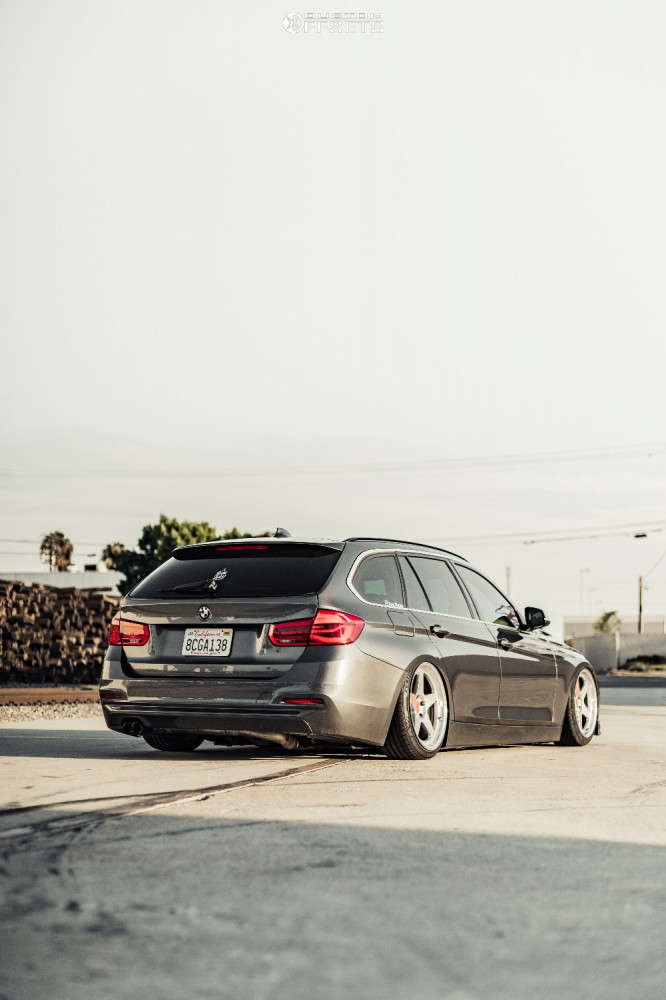 2017 BMW 330i XDrive with 18x9 12 Kansei Knp and 215/40R18 Kumho Ecsta ...