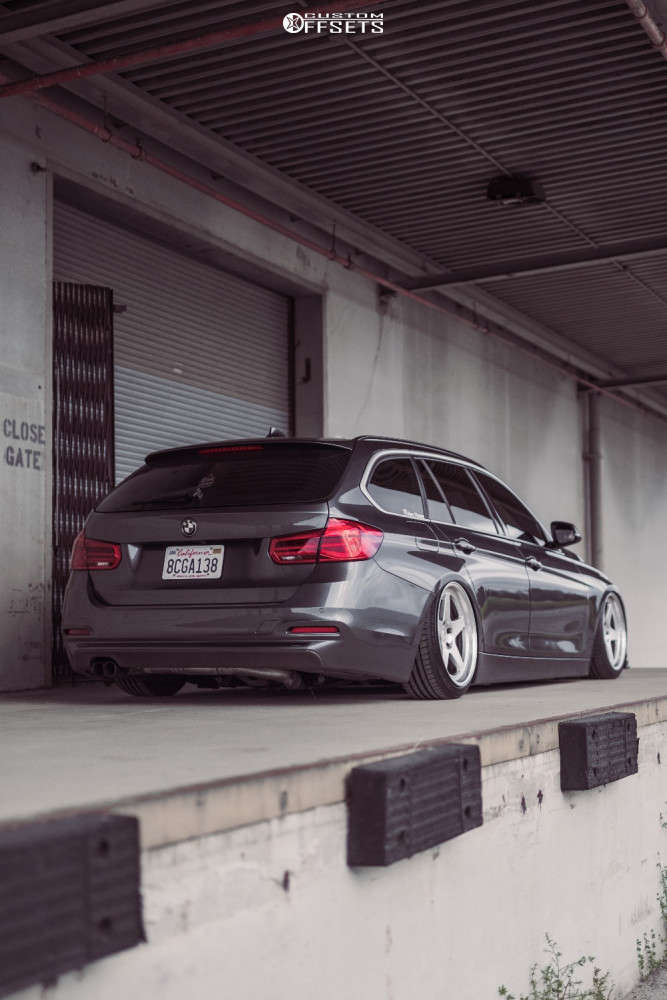 2017 BMW 330i XDrive with 18x9 12 Kansei Knp and 215/40R18 Kumho Ecsta ...