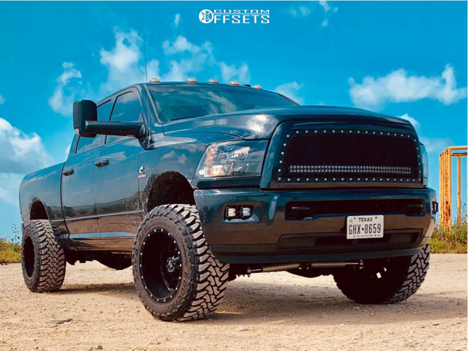 2015 Ram 2500 with 20x12 -44 RBP Glock and 35/12.5R20 Toyo Tires Open ...