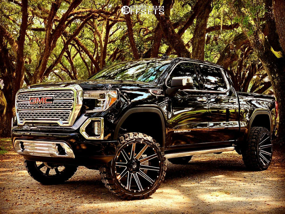 2019 GMC Sierra 1500 with 24x12 -44 Fuel Contra and 35/12.5R24 ...