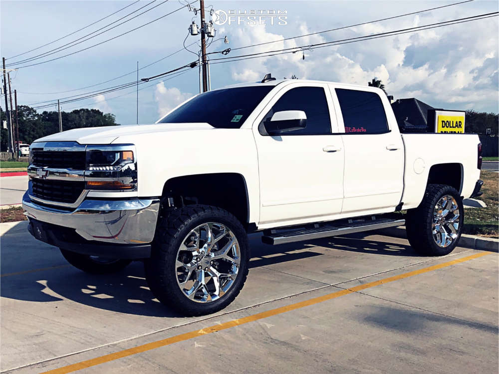 2017 Chevrolet Silverado 1500 with 24x10 24 OE Performance 176 and 325 ...