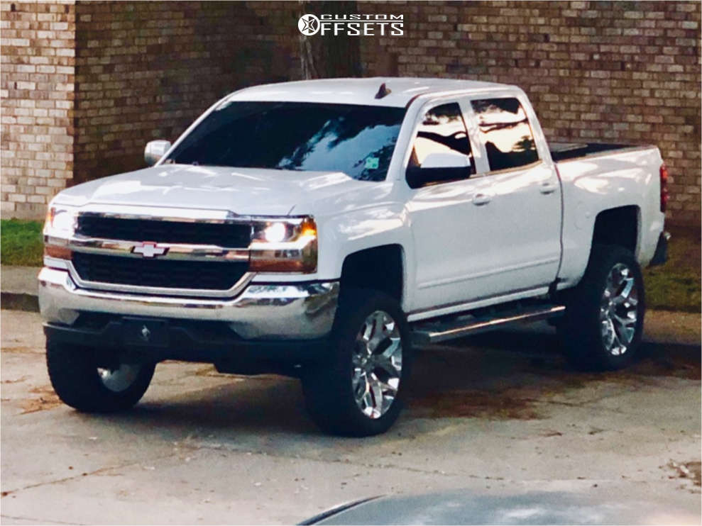 2017 Chevrolet Silverado 1500 with 24x10 24 OE Performance 176 and 325 ...
