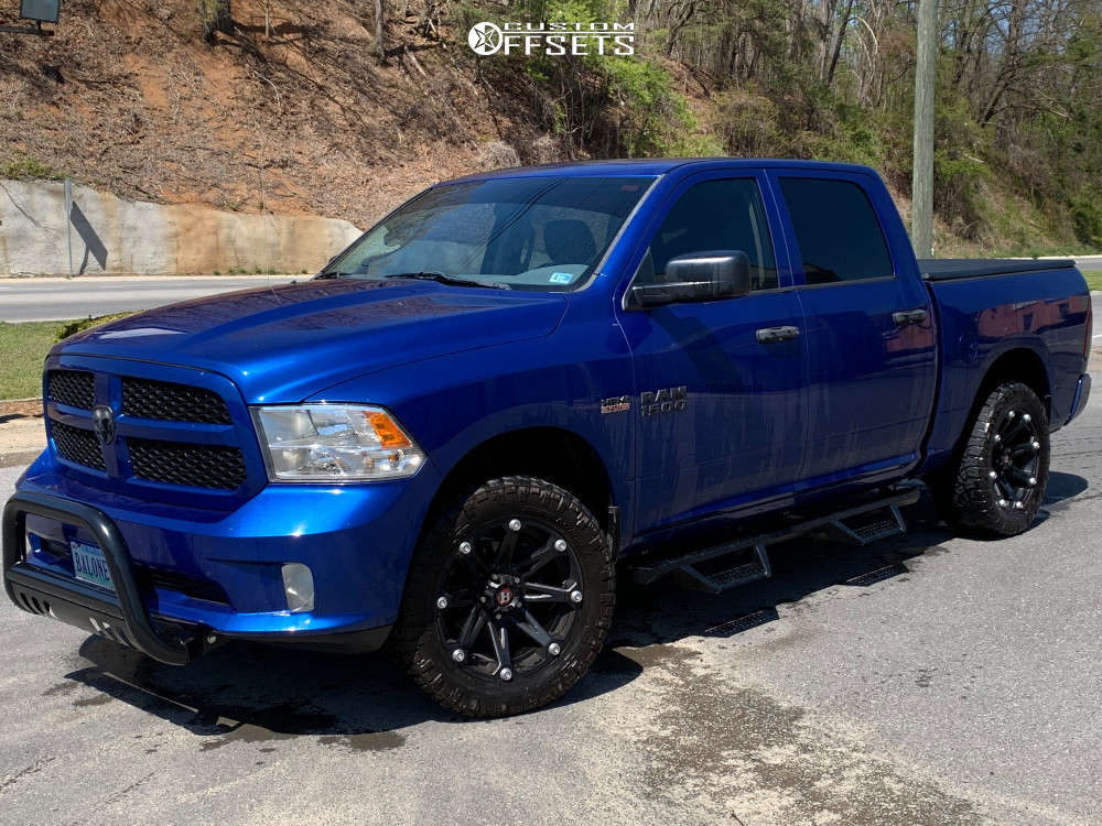 2014 Ram 1500 with 20x9 0 Ballistic Jester and 33/12.5R20 Nitto Ridge ...