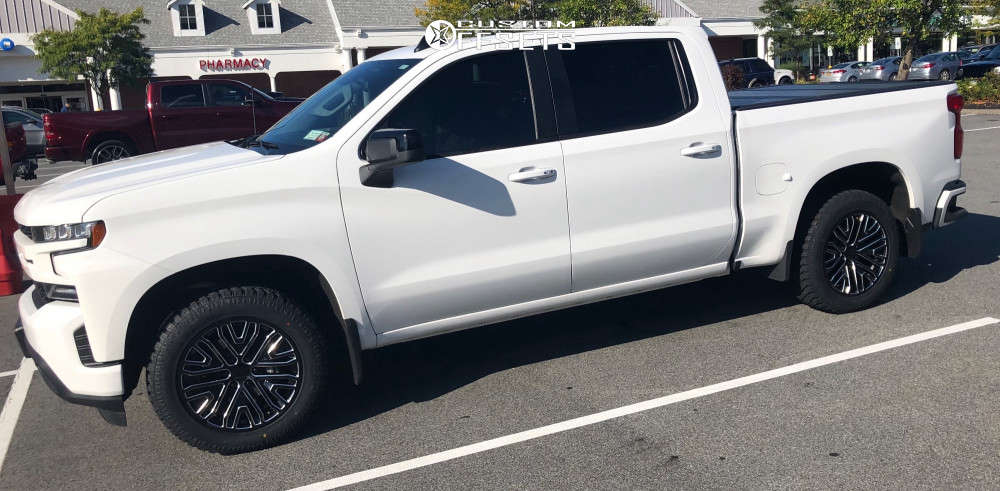 2019 Chevrolet Silverado 1500 with 20x9 24 OE Performance 197 and 275 ...