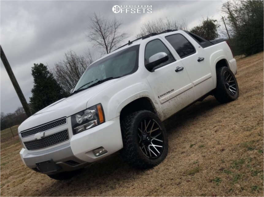 2008 Chevrolet Avalanche with 22x10 -25 Dropstars 654mb and 33/12.5R22 ...