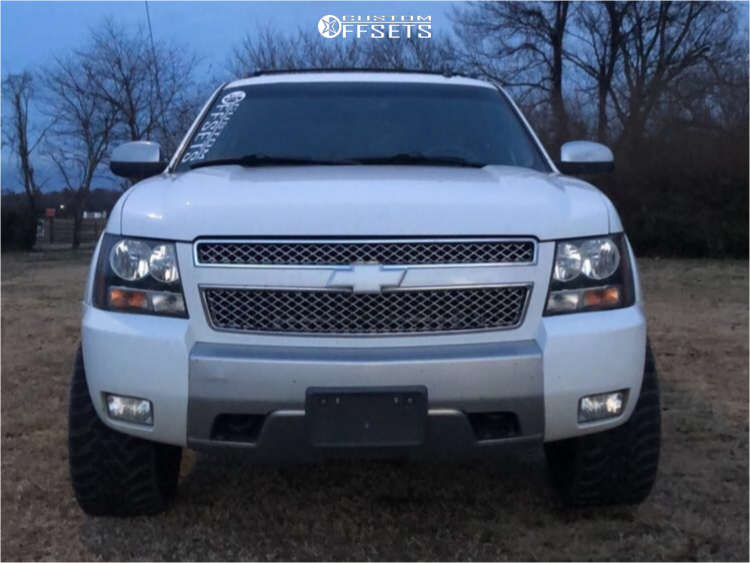 2008 Chevrolet Avalanche with 22x10 -25 Dropstars 654mb and 33/12.5R22 ...