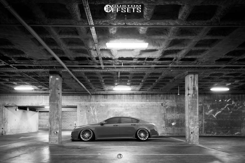 2010 Acura TL with 20x9.5 18 SSR Executor Cv04 and 245/35R20 Lionhart Lh-503 and Air Suspension ...