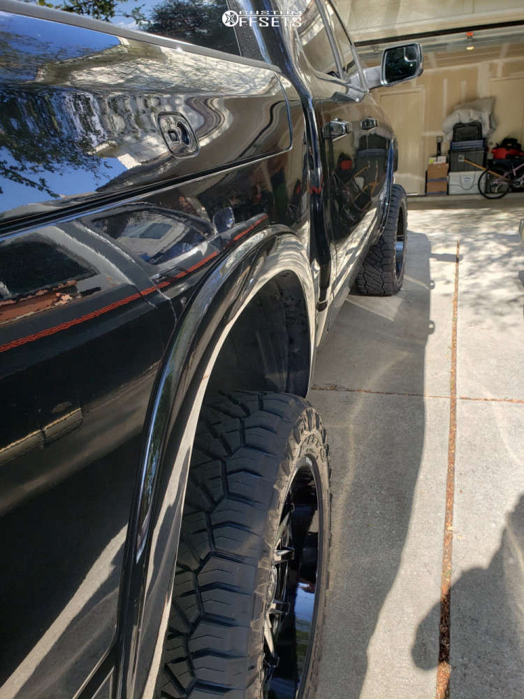 2019 Ram 1500 with 22x10 -25 Hostile Rage and 35/12.5R22 Nitto Ridge ...