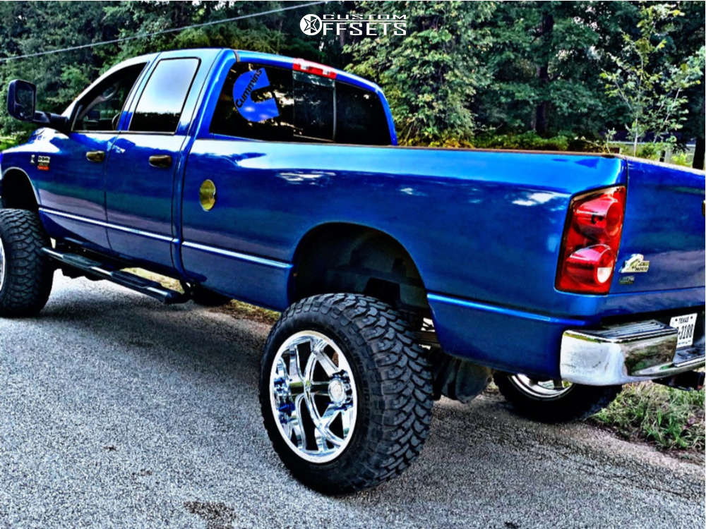 2008 Dodge Ram 2500 with 22x14 -76 Gear Forged F70p1 and 37/13.5R22 RBP ...