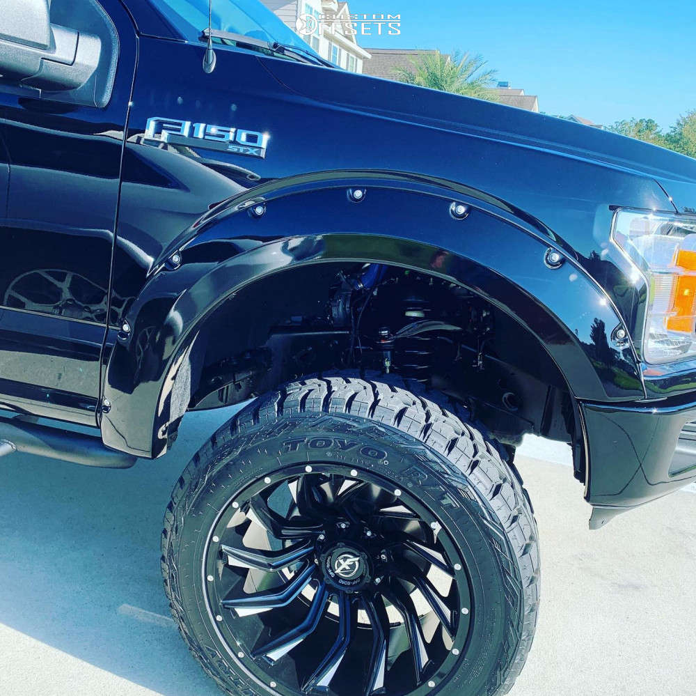 2019 Ford F-150 with 20x12 -44 XF Offroad Xf-224 and 35/12.5R20 Toyo ...