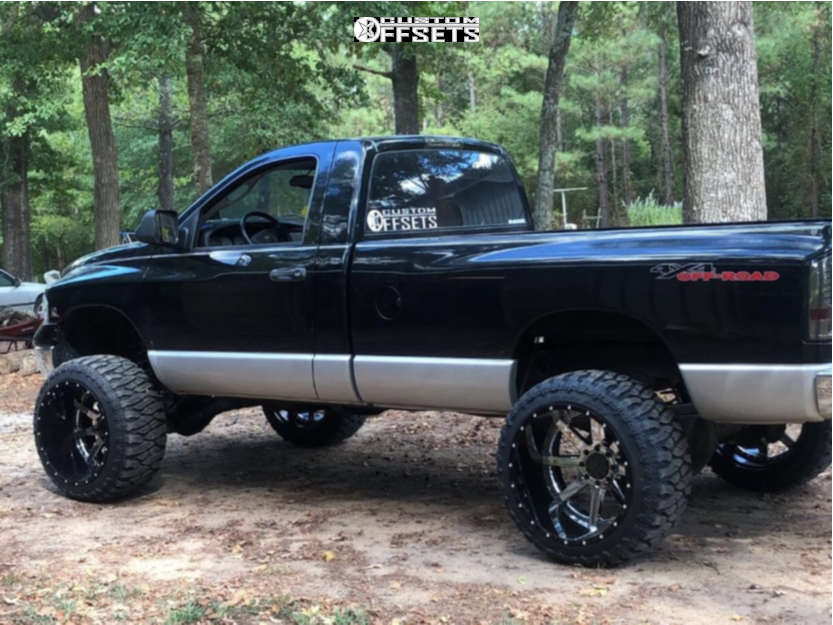 2004 Dodge Ram 2500 with 24x16 -101 Fuel Maverick and 375/40R24 Atturo ...