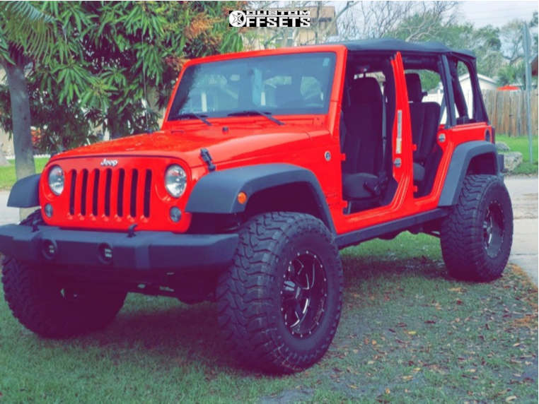2015 Jeep Wrangler JK with 18x10 -24 Moto Metal Mo962 and 37/13.5R18 ...