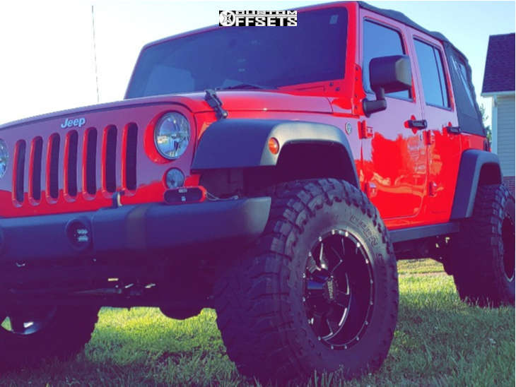 2015 Jeep Wrangler JK with 18x10 -24 Moto Metal Mo962 and 37/13.5R18 ...