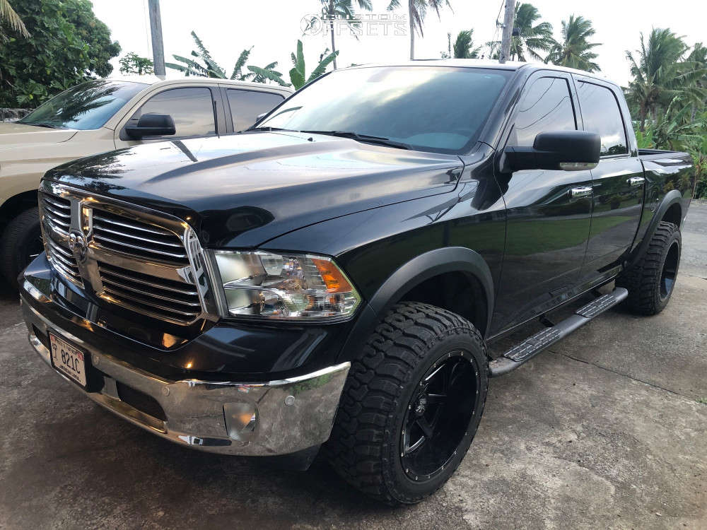 2016 Ram 1500 with 20x12 -44 Force Off-Road F08 and 33/12.5R20 Patriot ...