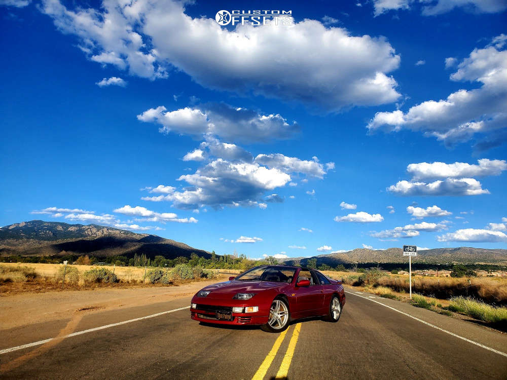 1990 Nissan 300ZX with 18x9 32 AVS Model T5 and 245/40R18 Federal SS595 ...