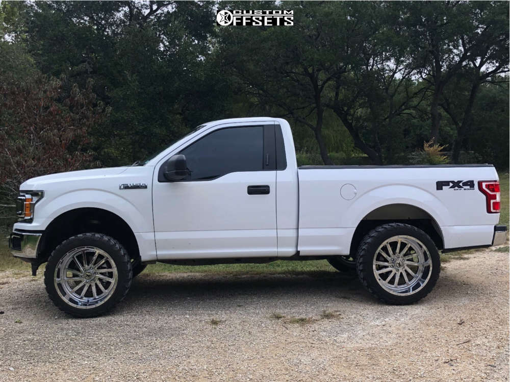 2018 Ford F-150 with 22x12 -25.4 Xtreme Force Xf3 and 33/12.5R22 ...