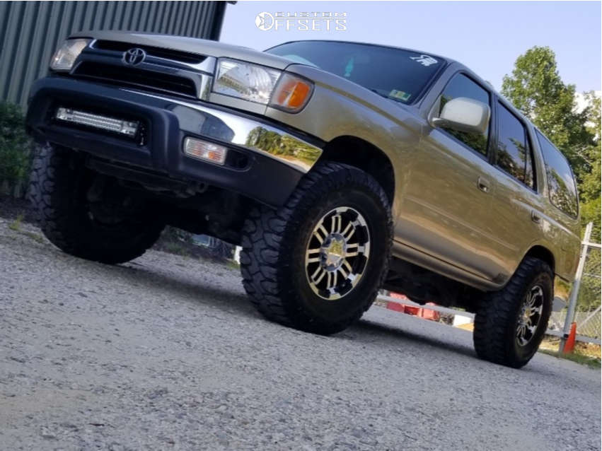 2001 Toyota 4Runner with 16x8 Vision Warrior and 285/75R16 Milestar ...