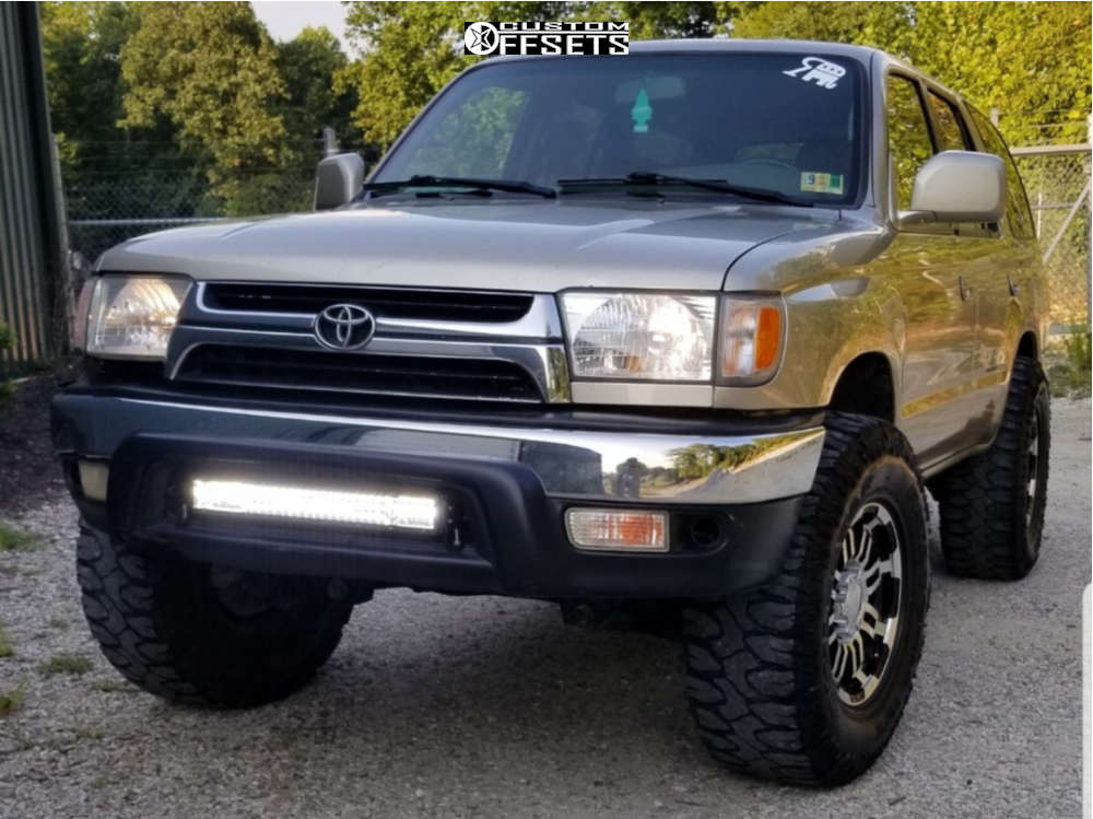 2001 Toyota 4Runner with 16x8 Vision Warrior and 285/75R16 Milestar ...