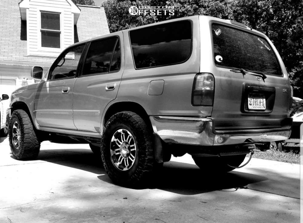 2001 Toyota 4Runner with 16x8 Vision Warrior and 285/75R16 Milestar ...