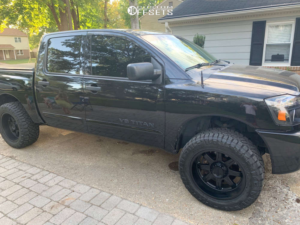 2012 Nissan Titan with 20x10 -25 Ultra Menace and 33/12.5R20 Nitto ...
