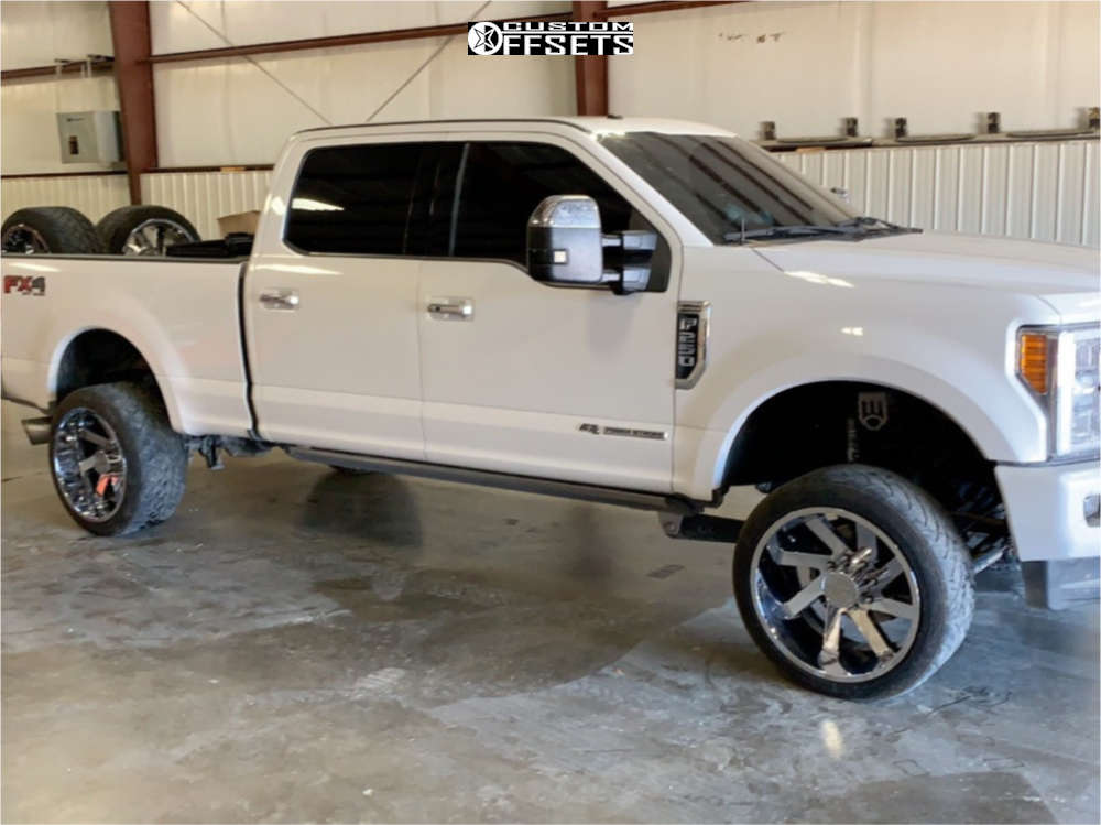 2017 Ford F-250 Super Duty with 22x12 -51 ARKON OFF-ROAD Lincoln and ...