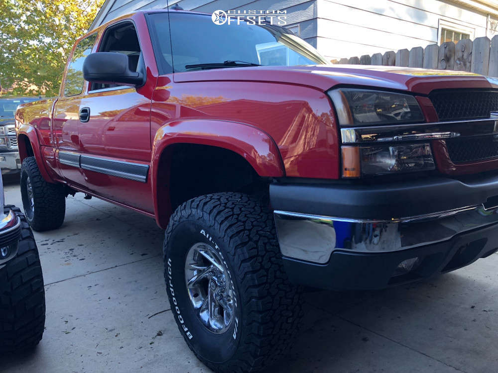 2003 Chevrolet Silverado 1500 with 16x8 American Racing Nitro and 315 ...
