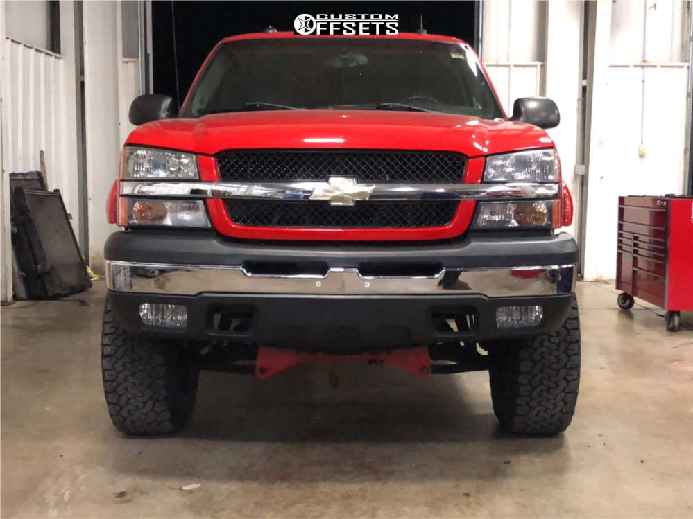 2003 Chevrolet Silverado 1500 with 16x8 American Racing Nitro and 315 ...
