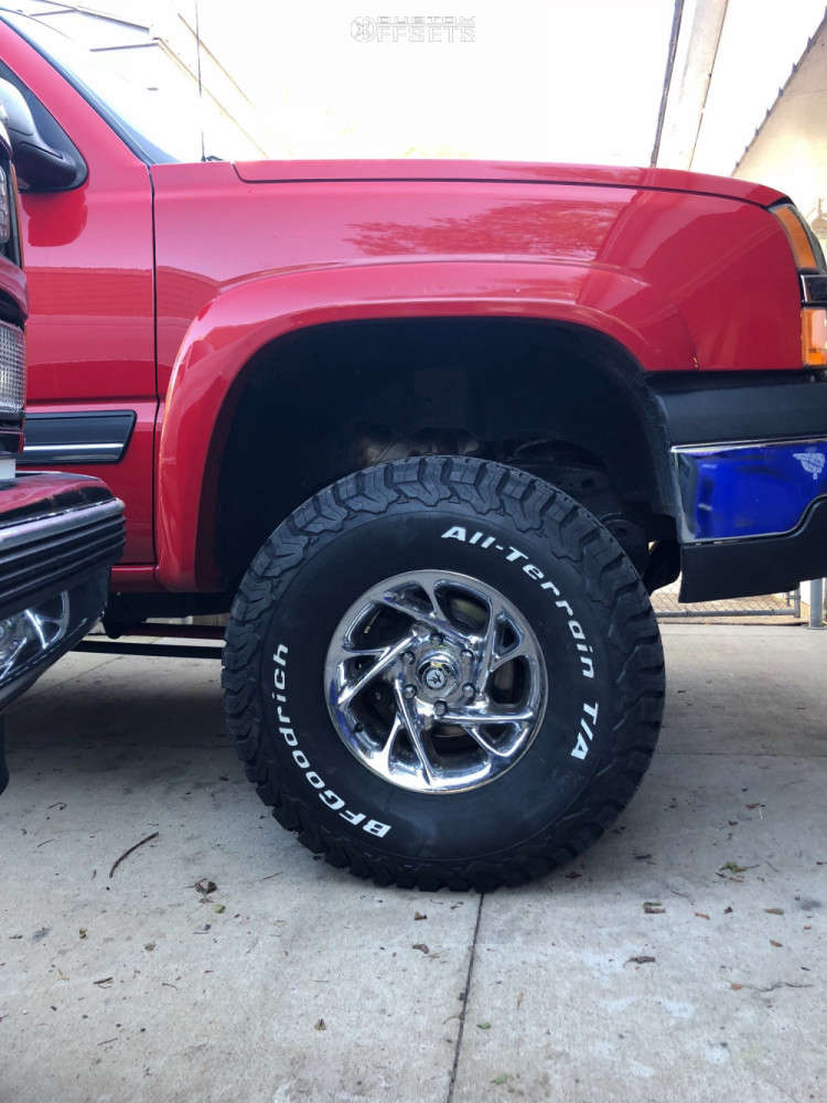 2003 Chevrolet Silverado 1500 with 16x8 American Racing Nitro and 315 ...