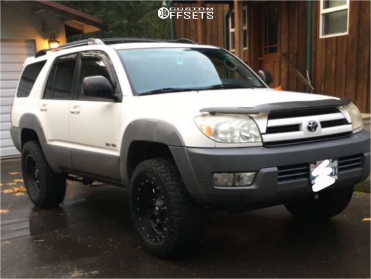 2003 Toyota 4Runner with 18x12 -44 Fuel Maverick D538 and 305/60R18 ...