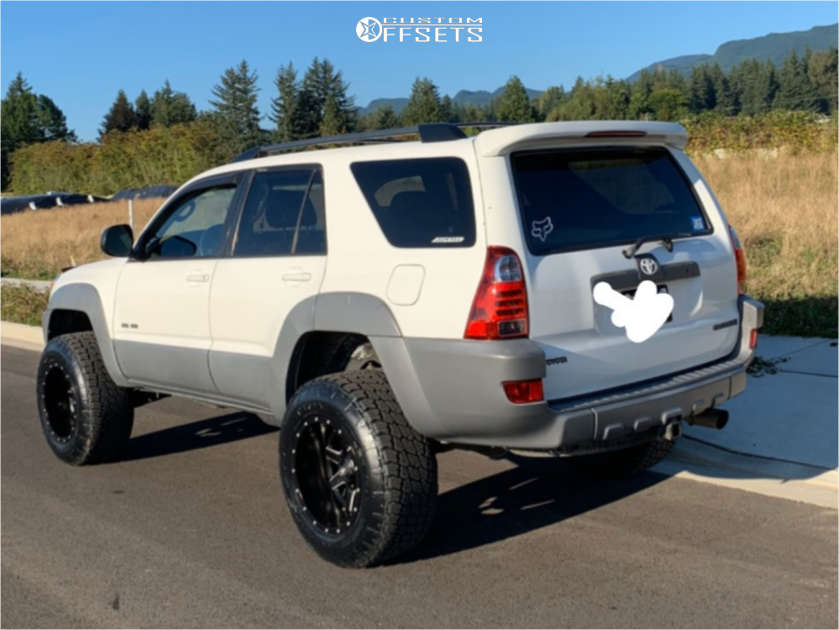 2003 Toyota 4Runner with 18x12 -44 Fuel Maverick D538 and 305/60R18 ...