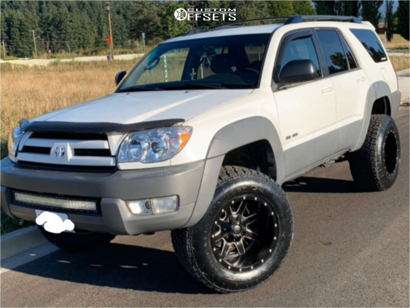 2003 Toyota 4Runner with 18x12 -44 Fuel Maverick D538 and 305/60R18 ...
