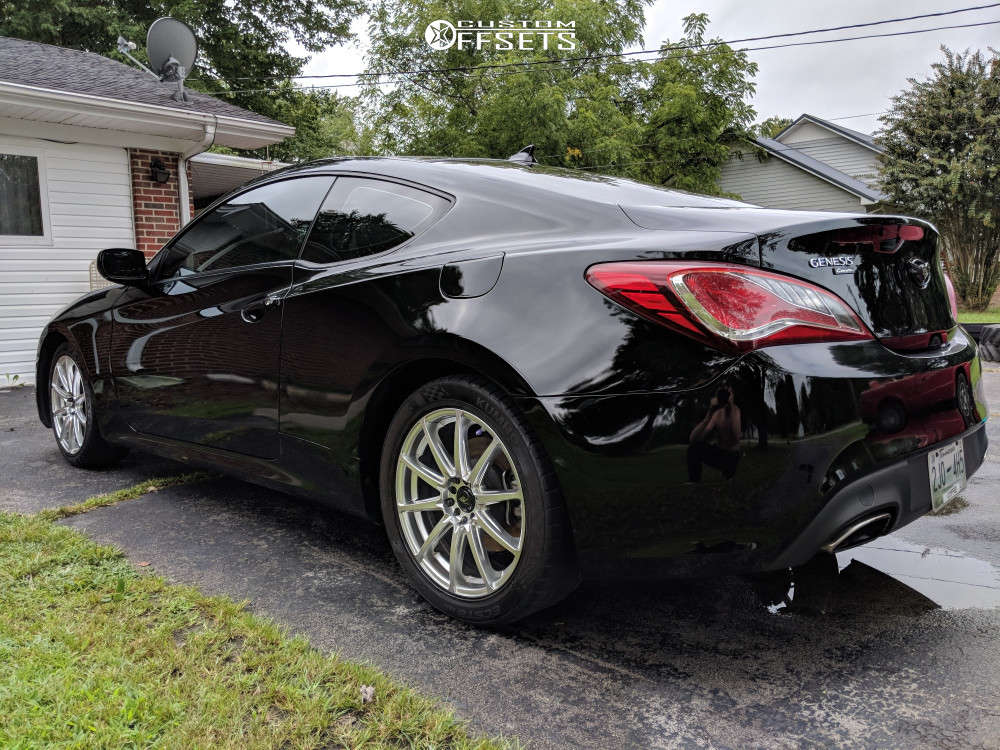 2013 Hyundai Genesis Coupe with 18x8 35 ICW Banshee and 245/45R18 ...